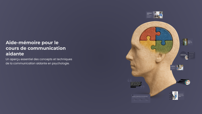 Aide-mémoire pour le cours de communication aidante by charlie cloutier ...