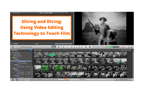 Slicing and Dicing: Using Video Editing Software to Teach Film by Jamie ...