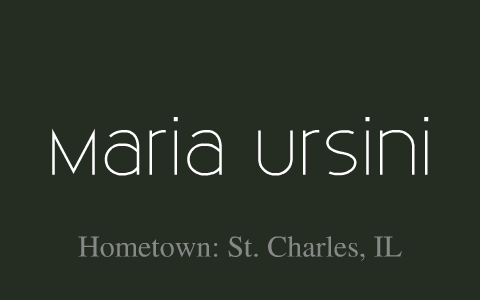 About Me by Maria Ursini on Prezi