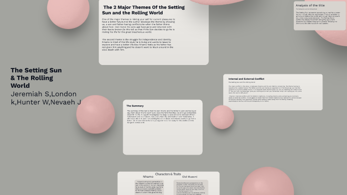 The Setting Sun & The Rolling World by Nevaeh Jacobs on Prezi