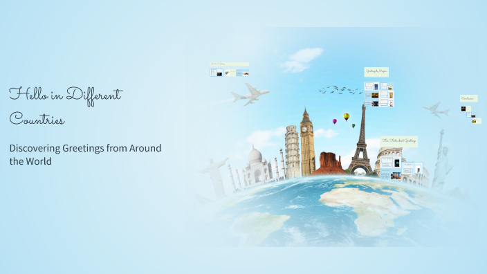 Hello in Different Countries by Faiza Mir on Prezi