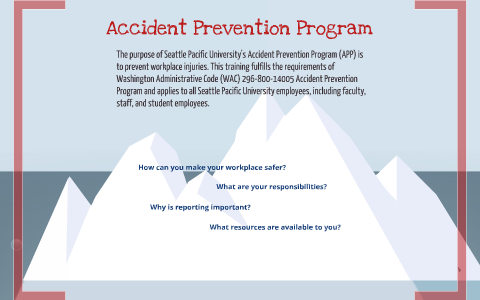 Accident Prevention Program by Garrett McGuire Tabb