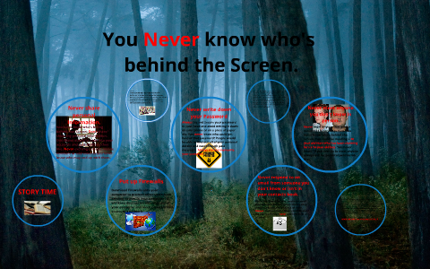 You never know how's behind the Screen. by on Prezi