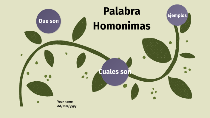las palabras homonimas by valery molinares on Prezi