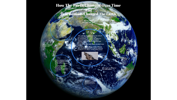 How The Earth Changed Over Time by lucy hana