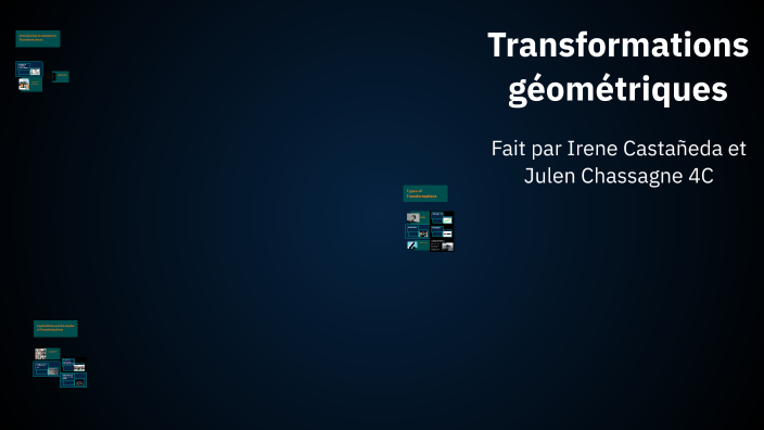 Transformations in Geometry by Irene CASTAÑEDA on Prezi