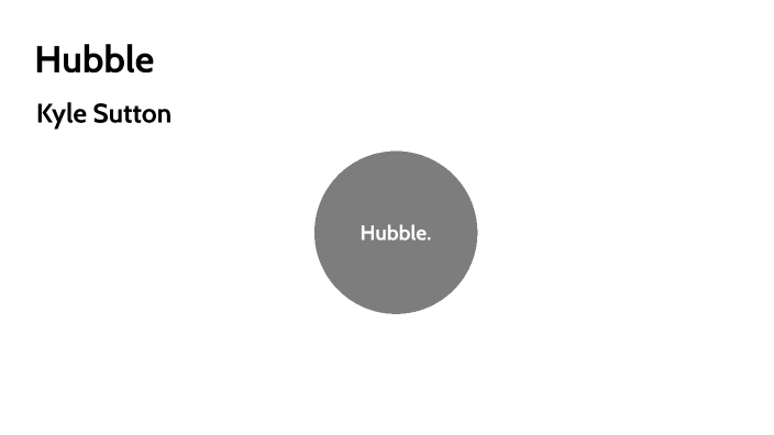 Hubble by Kyle Sutton on Prezi