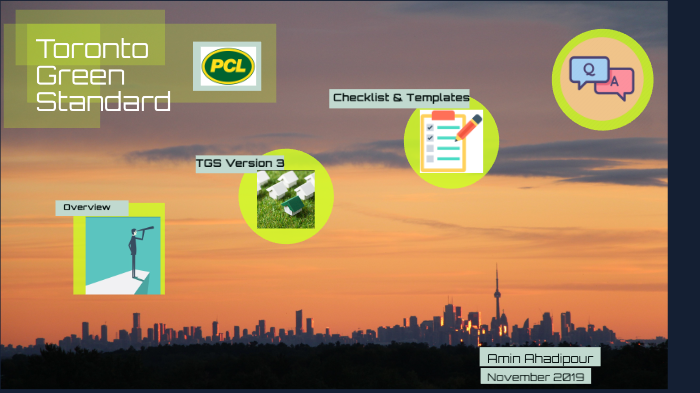 Toronto Green Standard by Amin Amin on Prezi
