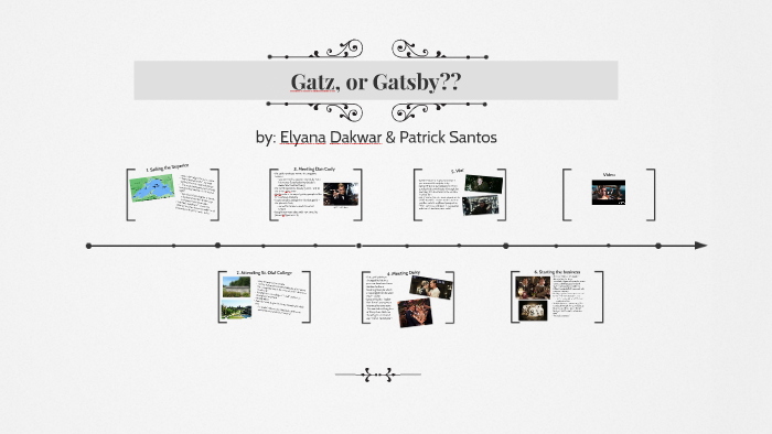 Jay Gats to Jay Gatsby Timeline by Adam Waithe on Prezi