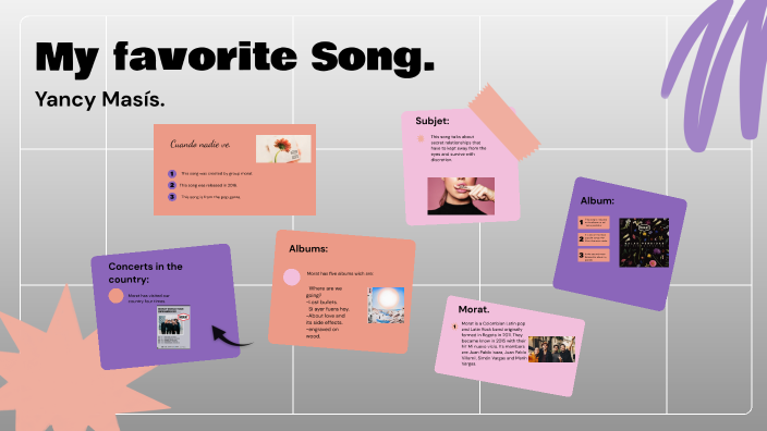 My favorite song by Yancy MS on Prezi