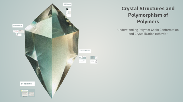 Crystal Structures and Polymorphism of Polymers by Clara Jiménez Romero ...