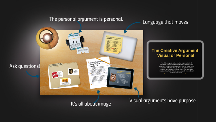 The Creative Argument: Visual or Personal by Amber Rogers on Prezi