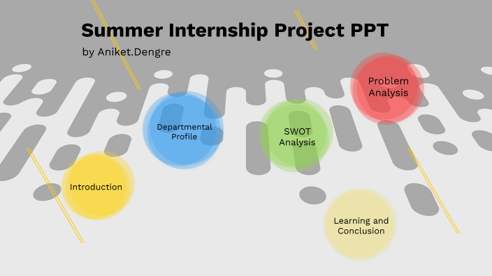 Summer Internship Presentation by good life on Prezi