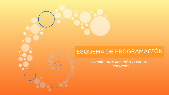 ESQUEMA DE PROGRAMACIÓN by Nieves Espada on Prezi