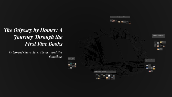 The Odyssey by Homer: A Journey Through the First Five Books by Thuy ...