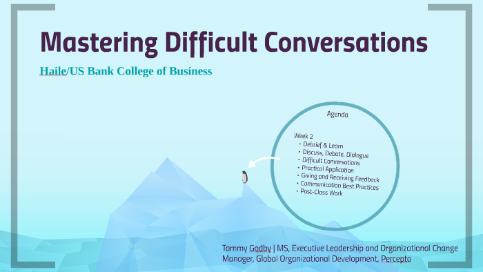 Mastering Difficult Conversations Wk2 By Tammy Godby