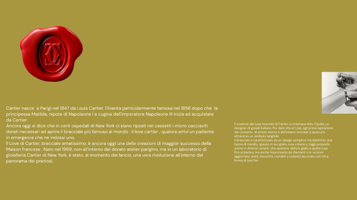 podcast Cartier by Patelli Francesca | 5A on Prezi