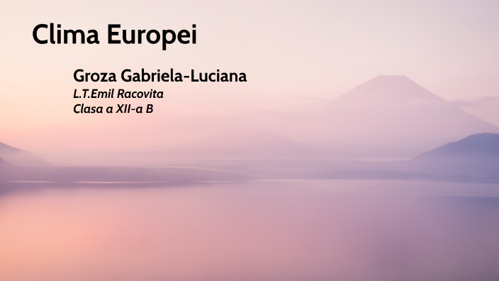 Clima Europei-clima temperat-oceanica by Groza Gabriela Luciana on Prezi