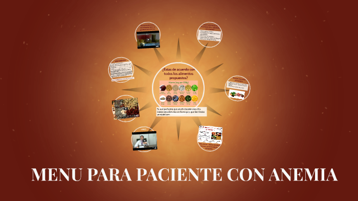 MENU PARA PACIENTE CON ANEMIA by on Prezi