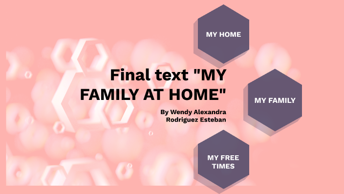 Final text "My family at home" by Wendy Rodríguez on Prezi