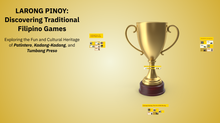 LARONG PINOY: Discovering Traditional Filipino Games by Rita Rose ...