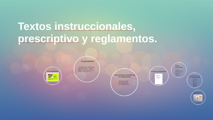 Textos intructivos, prescriptivo y reglamentos. by cristian zottos on Prezi