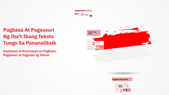 Pagbasa At Pagsusuri Ng Iba't Ibang Teksto Tungo Sa Pananaliksik by ...