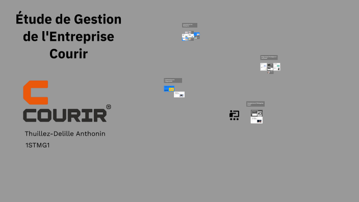 Étude de Gestion de l'Entreprise Courir by Anthonin on Prezi