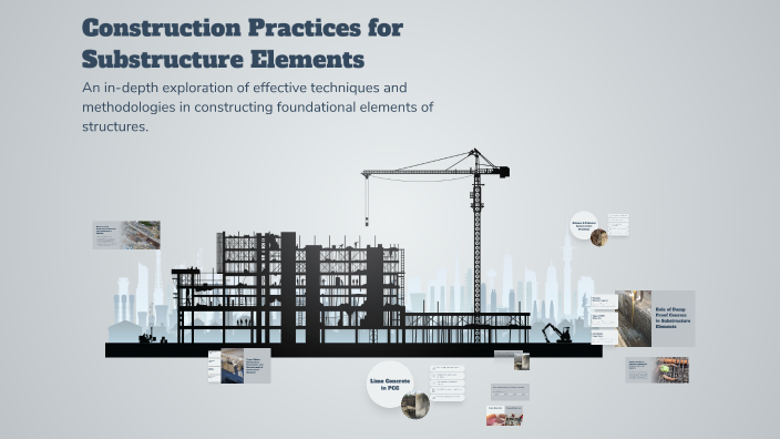 Construction Practices for Substructure Elements by Md sohail Javali on ...