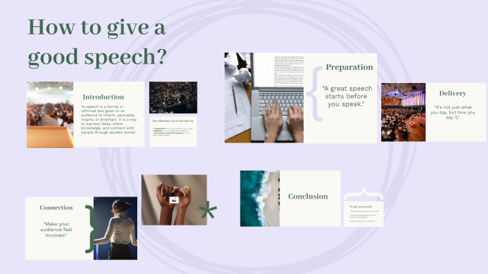 How to give a good speech? by kenza tazi on Prezi