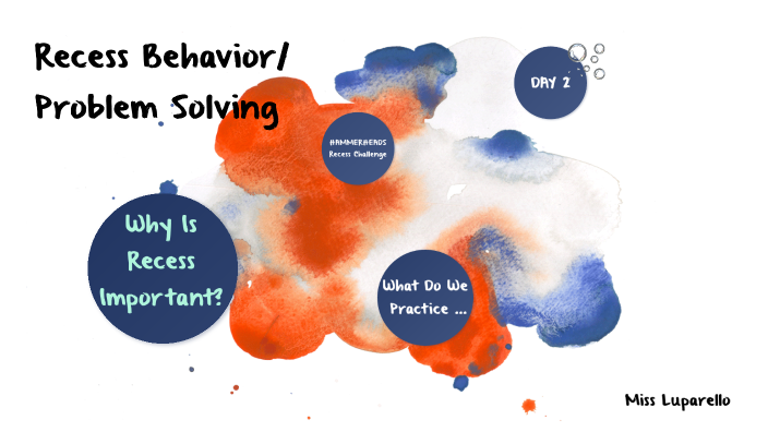 Recess Behavior/ Problem Solve by Kristina Luparello on Prezi