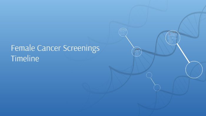 Cancer Screenings Timeline by Katie Rood on Prezi
