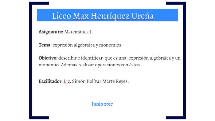 Clase de Matematica by Simon Marte on Prezi