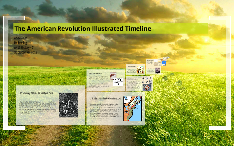 The American Revolution Illustrated Timeline by Andrew Loh on Prezi