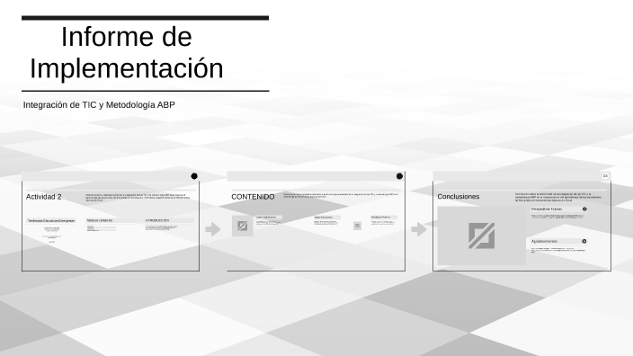 Informe de Implementación by samay carabali on Prezi