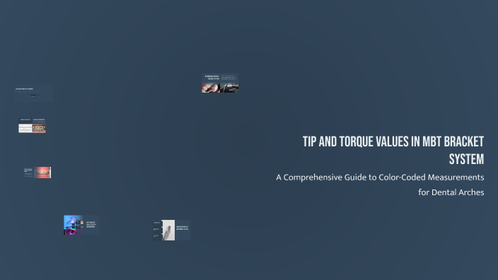 Tip and Torque Values in MBT Bracket System by Aditi Shetkar on Prezi