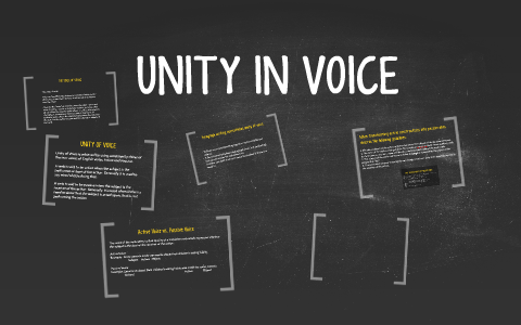 UNITY IN VOICE by Katrizia Anne Abad on Prezi