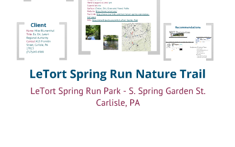 LeTort Spring Run Nature Trail by Amanda Morse on Prezi