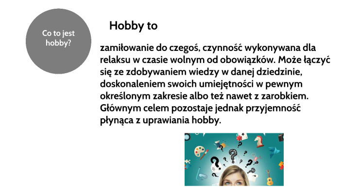 Moje hobby by Zuzanna Kieszek on Prezi