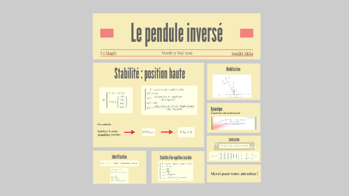 Le pendule inversé by Akila Souiki on Prezi