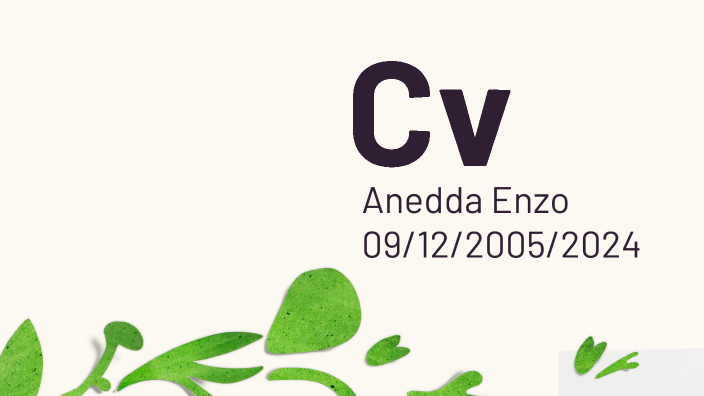 cv enzo anedda by Enzo Anedda on Prezi