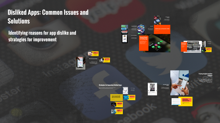 Disliked Apps: Common Issues and Solutions by abdelrahman Mohammed on Prezi