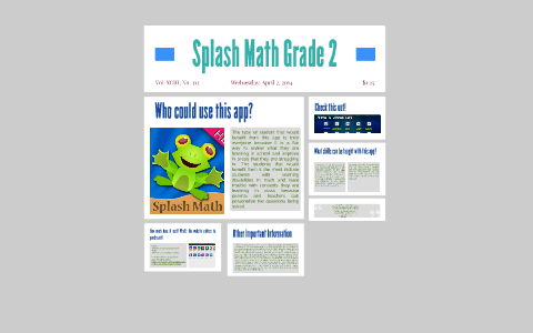 Splash Math Grade 2 by Katlyn Staub on Prezi