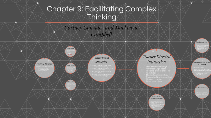 Chapter 9: Facilitating Complex Thinking by Mackenzie Campbell on Prezi