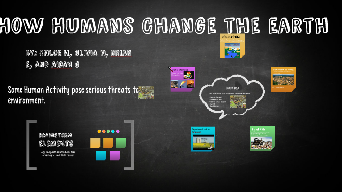 How Humans Change the earth by Chloe Hannum on Prezi
