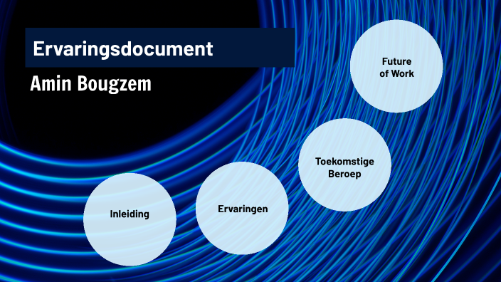 Ervaringsdocument by Amin Bougzem on Prezi