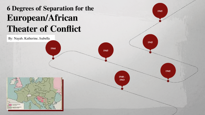 6 degrees of Separation - African/European Theater Conflict by Nayab Mallik