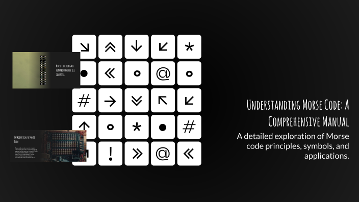 Understanding Morse Code: A Comprehensive Manual by Sahithi ...