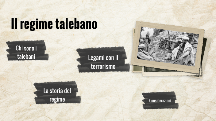 Il regime talebano e i legami con il terrorismo by Aurora Gozzo on Prezi