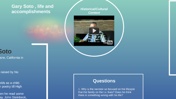 Gary Soto , life and accomplishments by jordan ramirez on Prezi